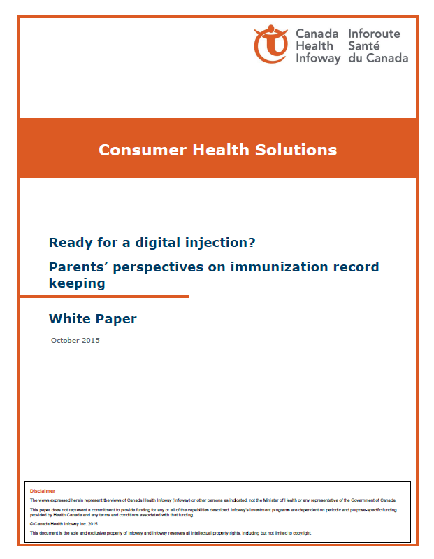 Ready for a digital injection? Parents’ perspectives on immunization ...