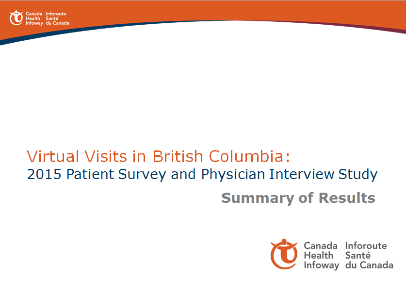 Virtual Visits in British Columbia: 2015 Patient Survey and Physician ...