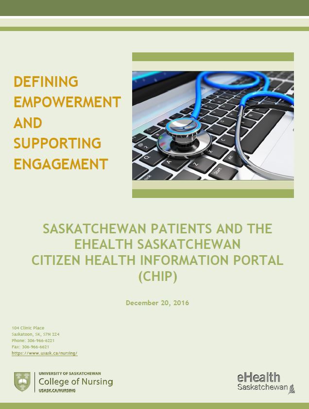 Defining Empowerment and Supporting Engagement: Saskatchewan Patients ...