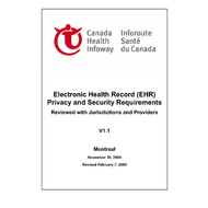 EHR Privacy and Security Requirements | Canada Health Infoway