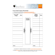 Force Field Analysis Worksheet (MindTools) | Canada Health Infoway